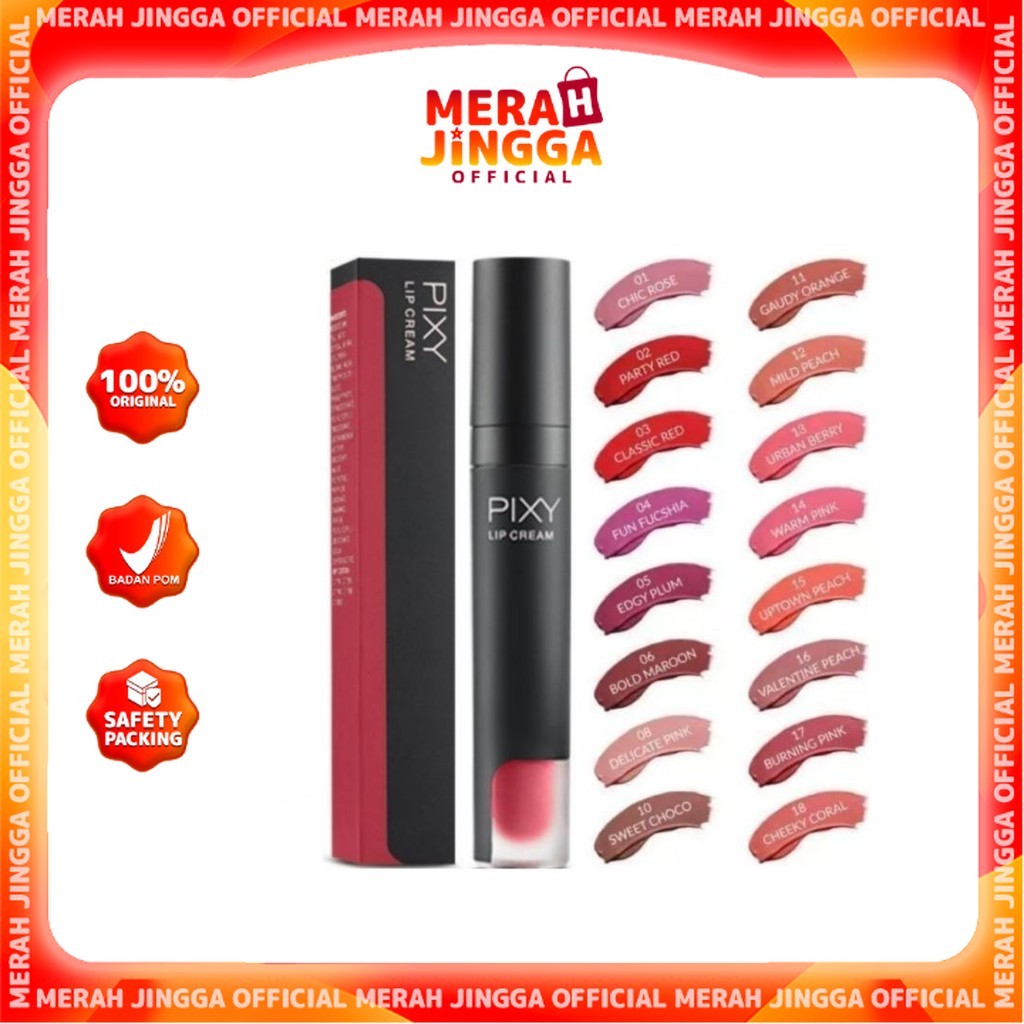 Jual Pixy Lip Cream Matte | Merah Jingga Official | Shopee Indonesia