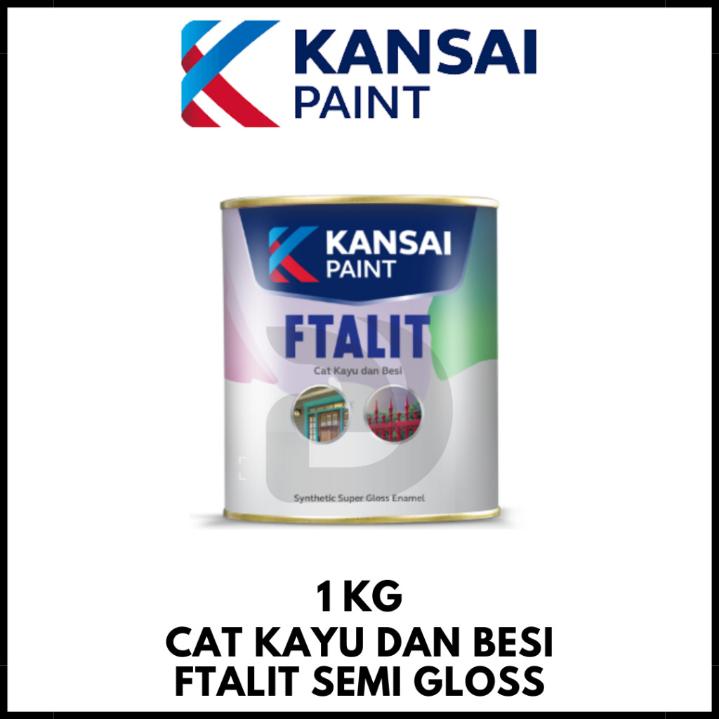 Jual Cat Kayu dan Besi FTALIT Kansai Paint 1 Kg Seri Semi Gloss ...