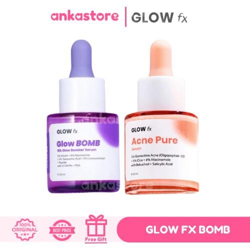 Jual Glow FX Glow Bomb Serum Acne Pure Glowing PIE PIH Beauty Pencerah ...