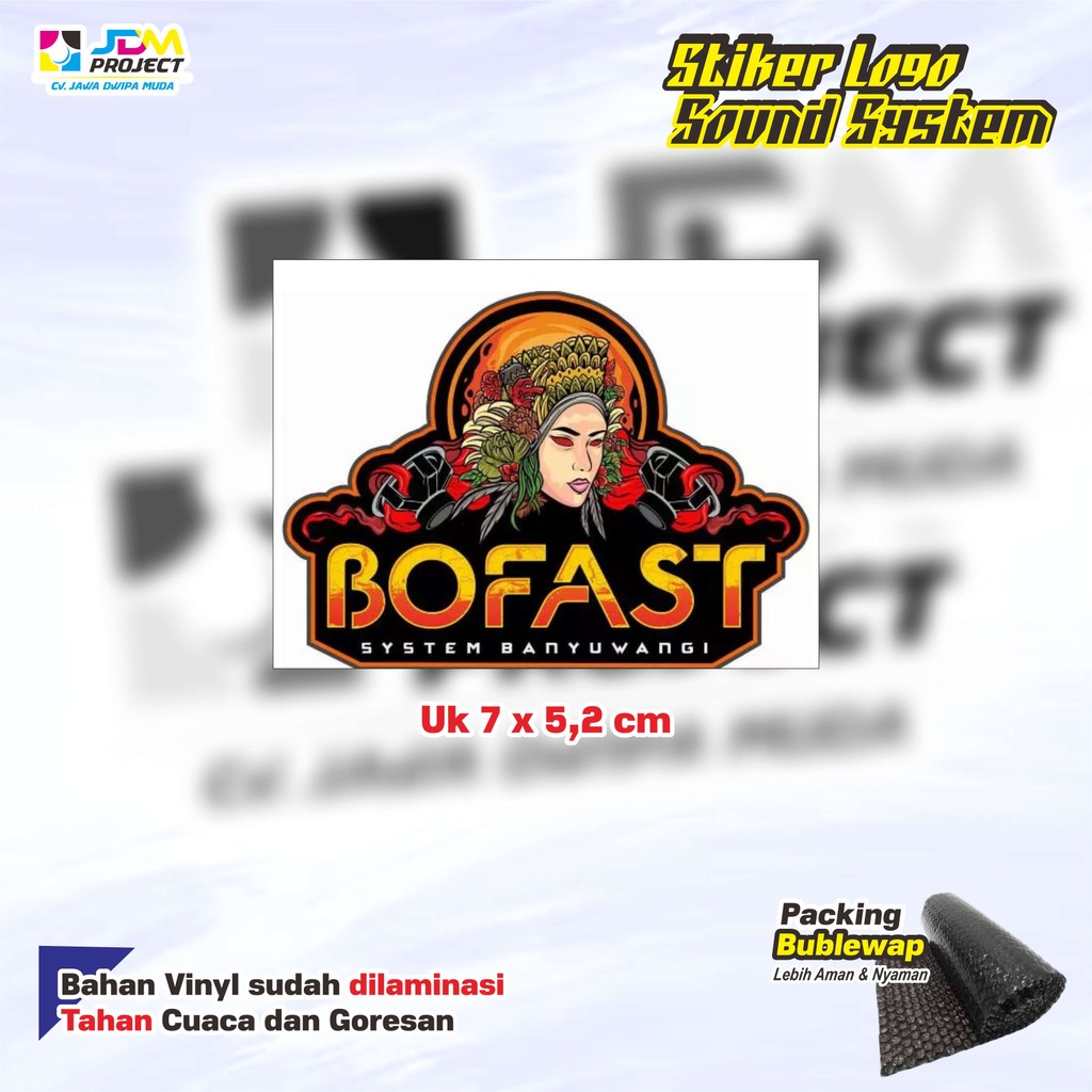 Jual JDM Project - Stiker Sound System BOFAST AUDIO | Shopee Indonesia