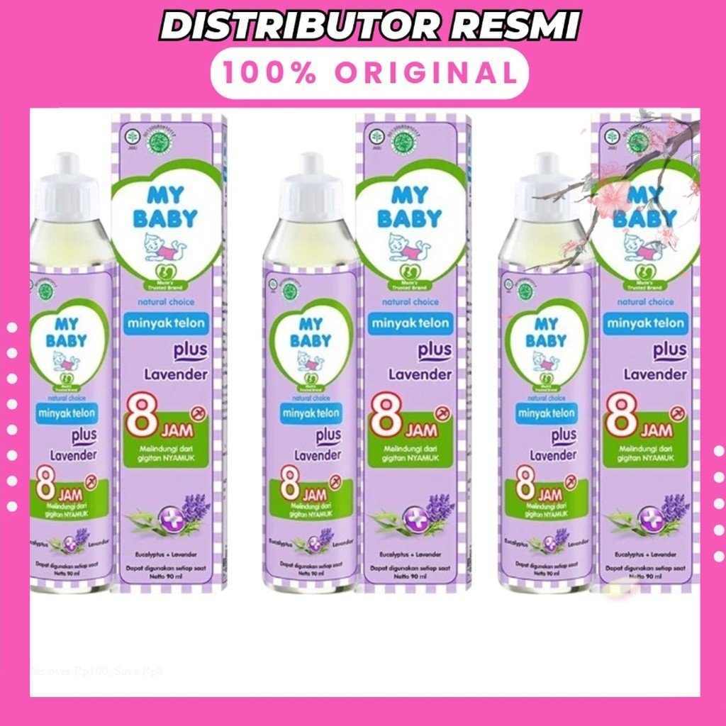 Jual Paket 3 Pcs Mybaby Minyak Telon 30ml untuk Bayi Cowok Anak Cewek ...