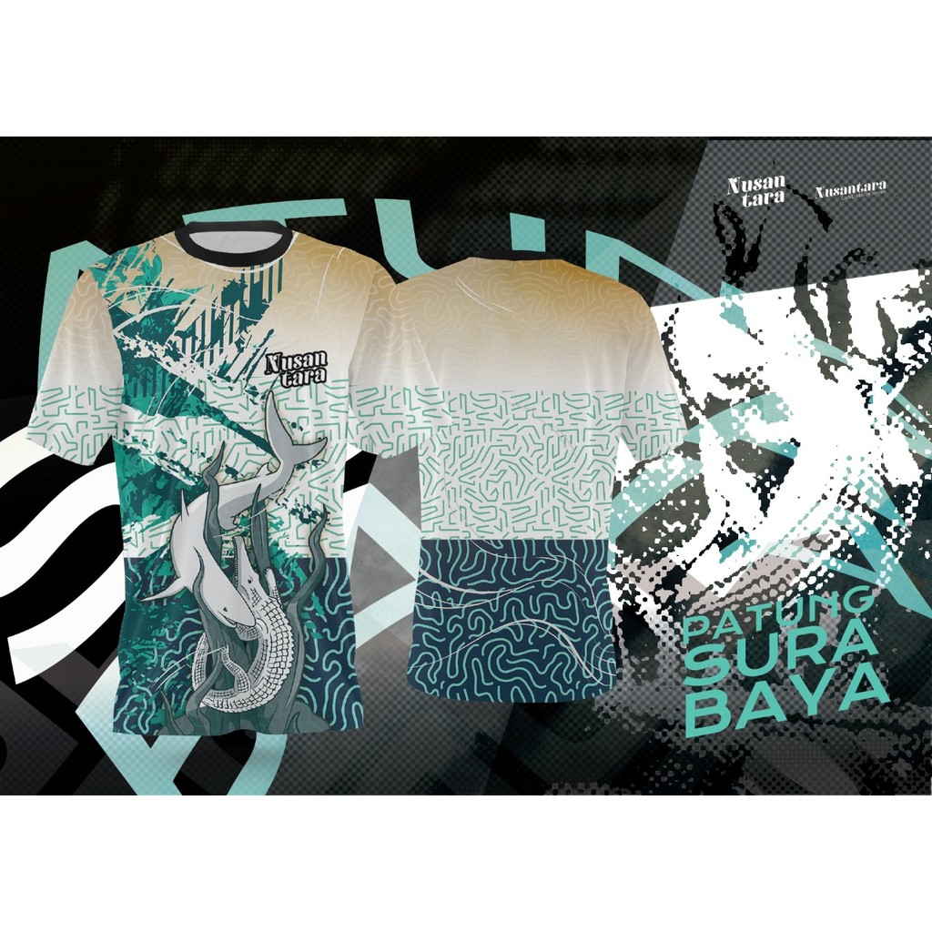 Jual Kaos Jersey Premium Nusantara Landmark Series - Patung Surabaya ...