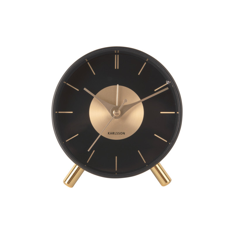 Jual Karlsson Alarm Clock Gold Disc Black D.11 cm | Shopee Indonesia