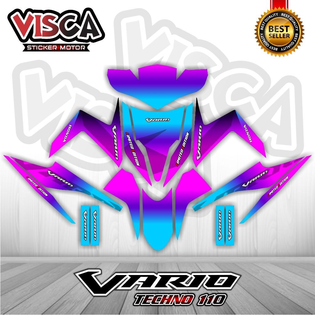 Jual Decal Vario 110 Techno Full Body Stiker Vario 110 Techno Full Body ...