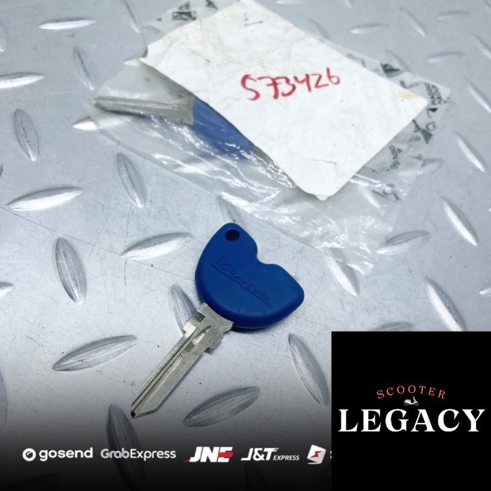 Jual Blank Key Kunci Biru Original Piaggio Vespa Sprint Primavera S LX ...