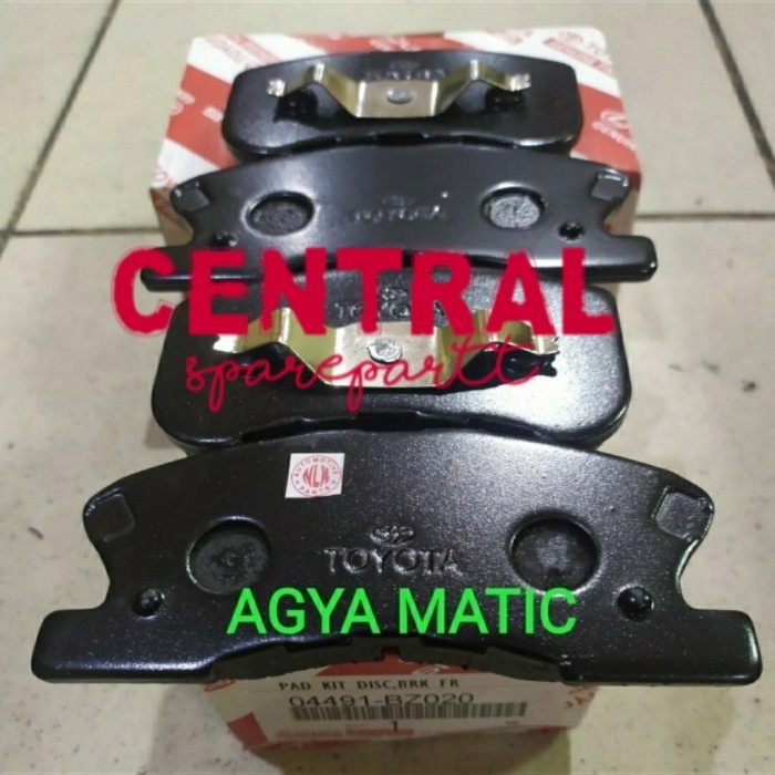 Jual BRAKE PAD KAMPAS REM DEPAN TOYOTA AGYA AGYA AT MATIC ORIGINAL 1SET ...