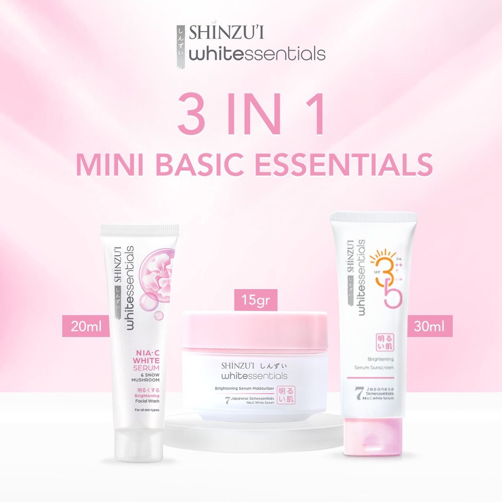 Jual Shinzui Mini Basic Essential ( 1 pcs Shinzui Facial Wash 20 ml ...
