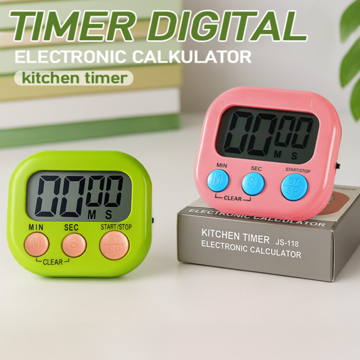 Jual Timer Mini Digital LED kitchen alat Pengatur Waktu Memasak ...