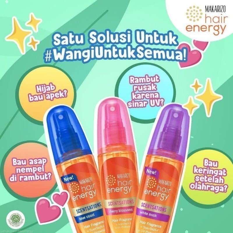 Jual Makarizo Hair Energy Spray 100 Ml All Varian / Vitamin Rambut ...