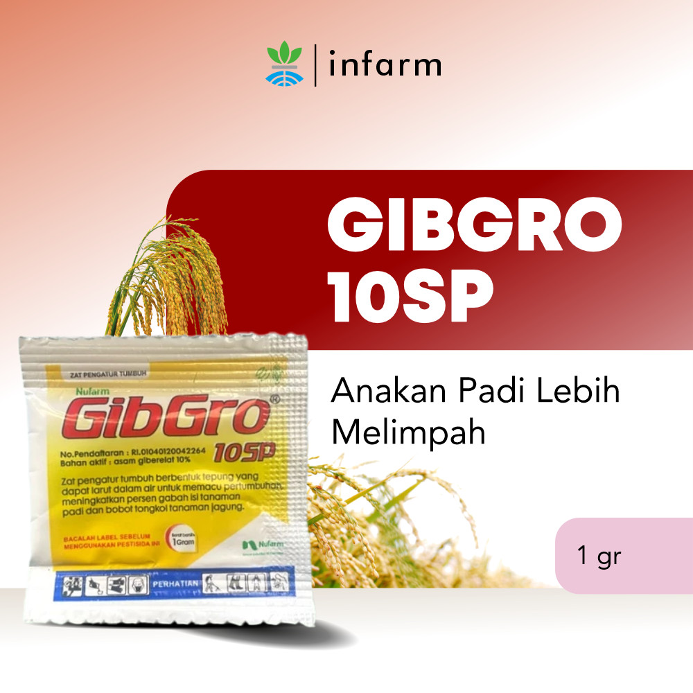 Jual INFARM - Gibgro 10 SP 1 Gram Zat Pengatur Tumbuh Hormon Booster ...