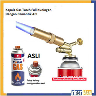 Jual FRS - Kepala Gas Torch Full Kuningan Dengan Pemantik API / Gas ...