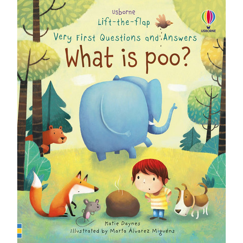 Jual [ABCKIDS] Usborne What is Poo - Lift The Flap very first questions ...