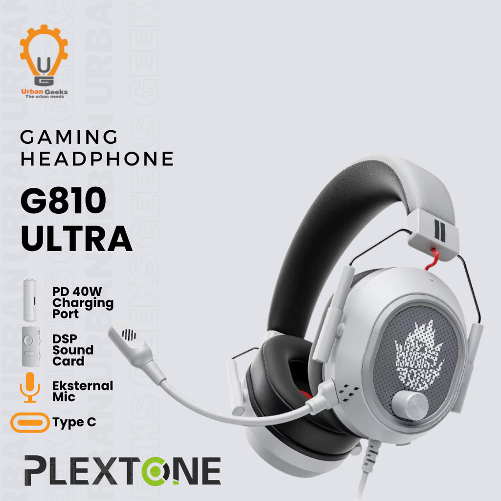 Jual Plextone Headset Gaming G810 Ultra with DSP HiFi Audio Fast ...