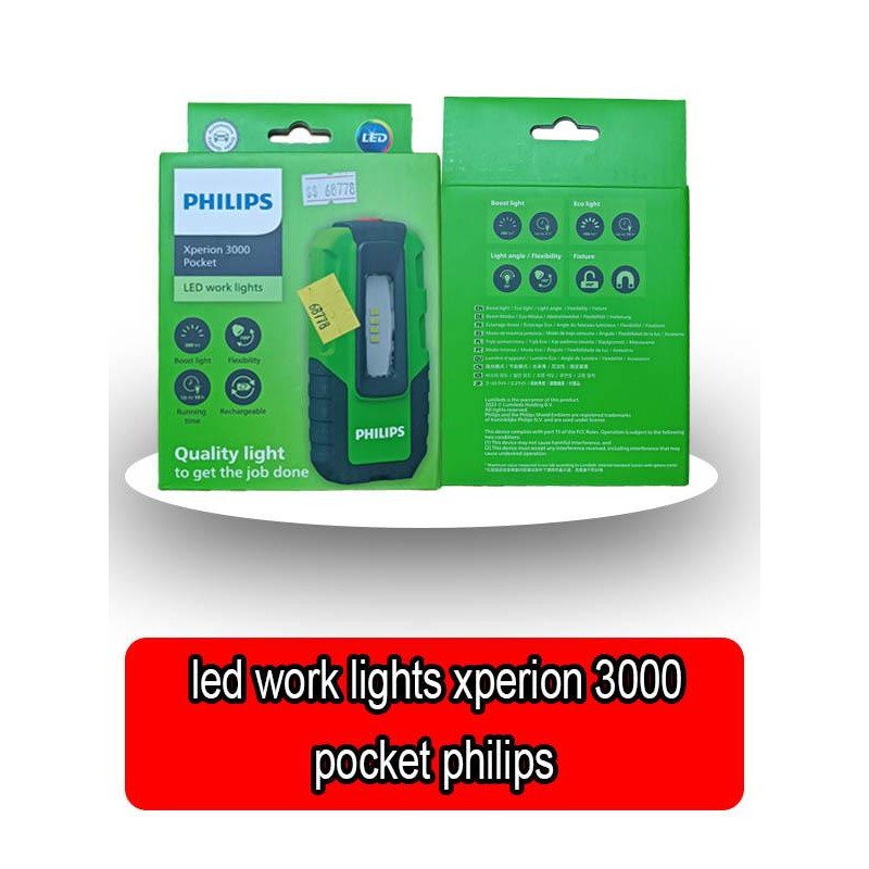 Jual Lampu Senter Kerja Philips LED Xperion 3000 Pocket Cahaya Putih ...