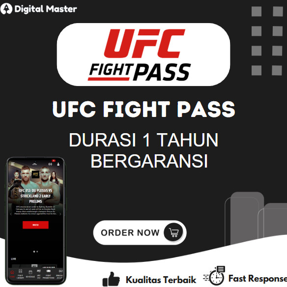 Jual UFC Fight Pass Premium 1 Tahun Resmi Bergaransi | Shopee Indonesia