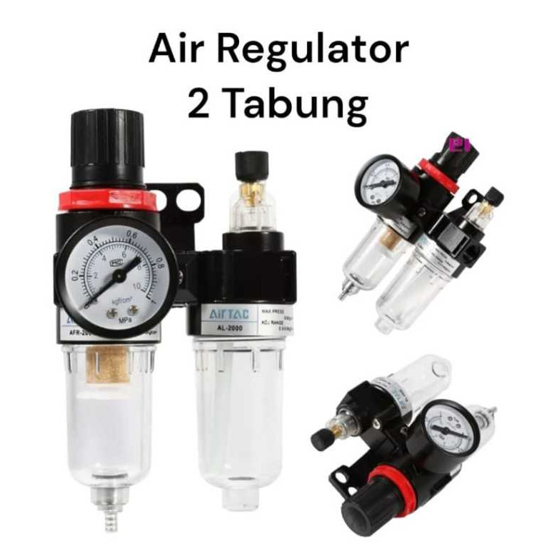 Jual Air Filter Regulator Pneumatic AFC - 2000 Drat 1/4 inch Type 2 ...