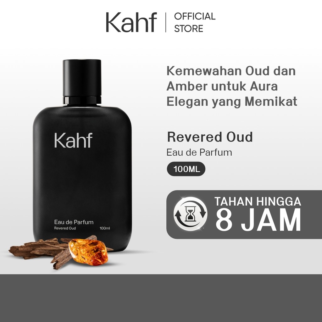 Jual Kahf Eau de Parfum Revered Oud 100 ml - Parfum Pria Wangi Tahan ...