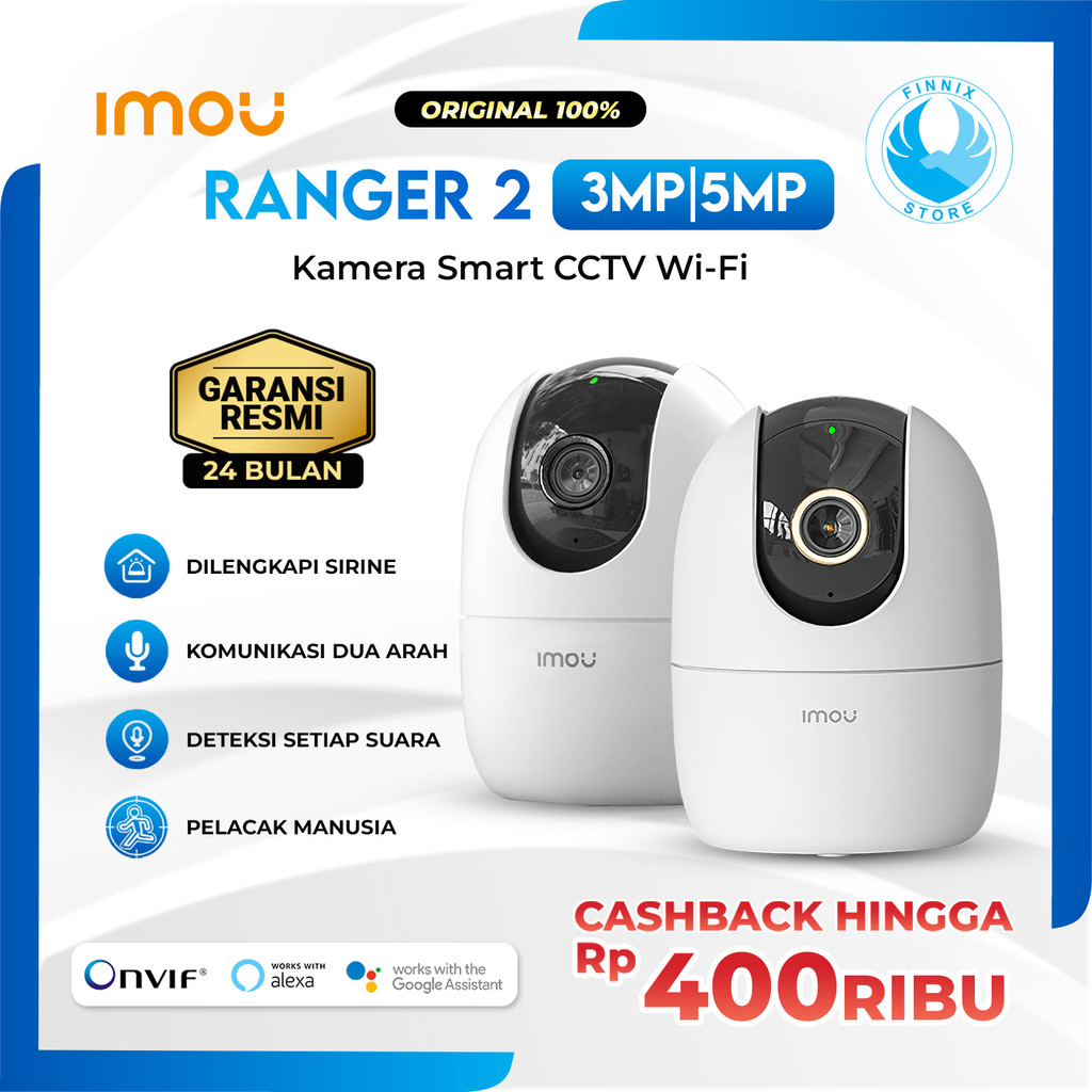 Jual IMOU Ranger 2 3MP Home Smart Wireless IP Camera CCTV Wifi Human ...