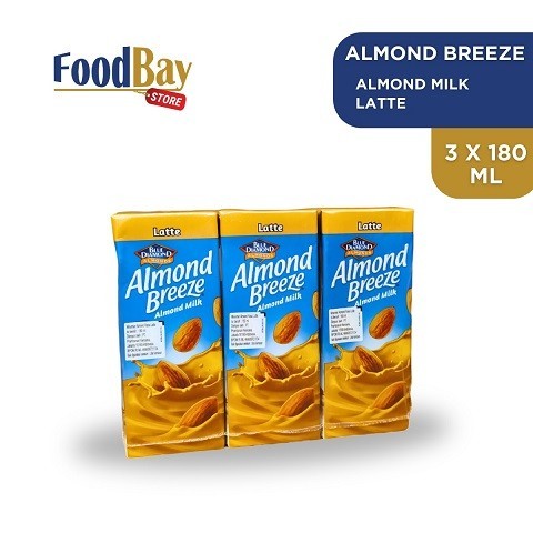 Jual BLUE DIAMOND Susu Almond Breeze Milk Rasa Latte180 ml | Shopee Indonesia