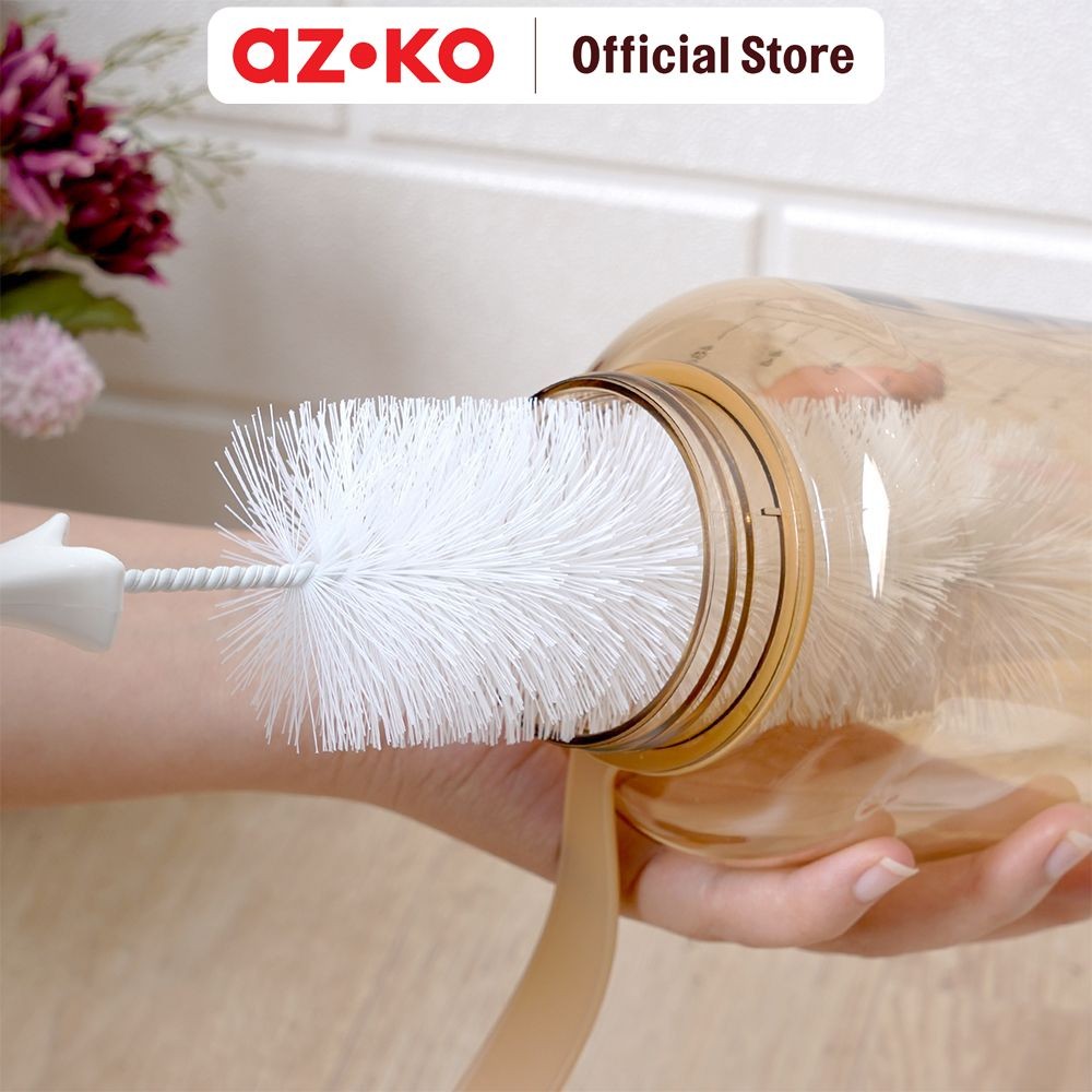 Jual AZKO Proclean Sikat Botol - Putih Bottle Cleaning Brush Sikat ...