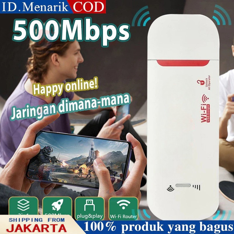 Jual Modem Wifi 4G Wingle USB Mifi All Operator 500Mbps Modem WIFI USB ...