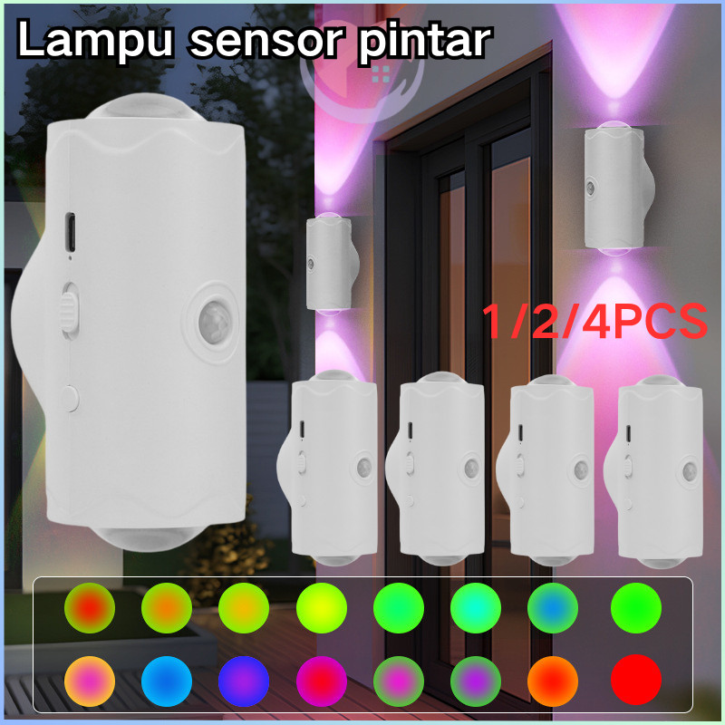 Jual 【COD】7COLORS Lampu Dinding Led Lampu Warna-warni Lampu Dinding ...