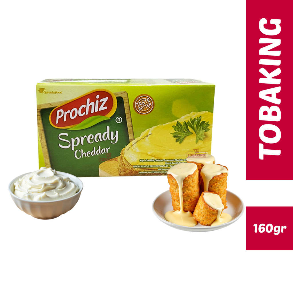Jual Prochiz Spready Cheddar 160gr Keju Oles Prochiz Cheese | Shopee ...