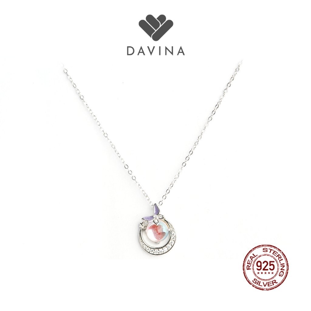 Jual DAVINA Ladies Moonlight Necklace Sterling Silver 925 - Kalung ...