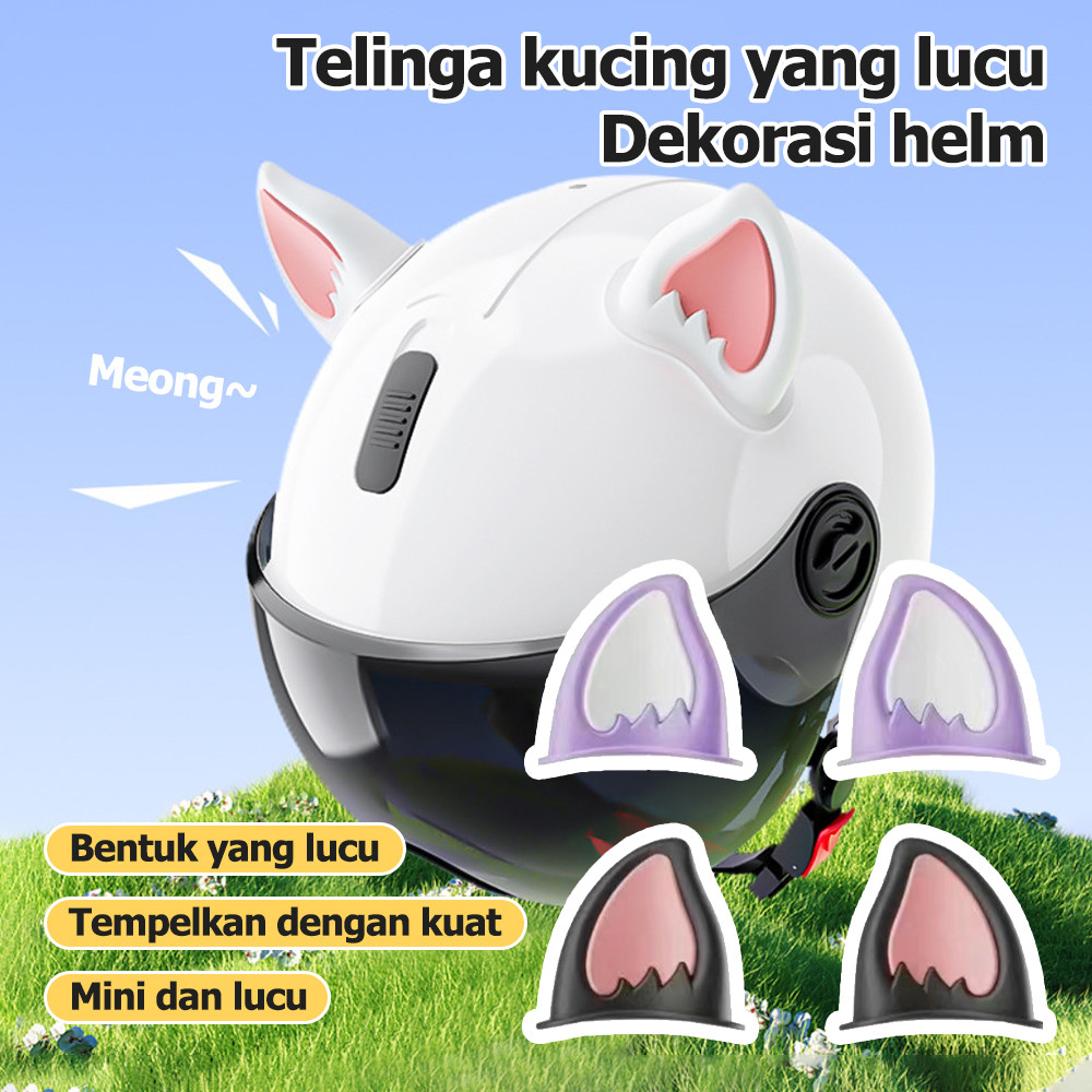 Jual Stiker Helm Nekomimi Dekorasi Cosplay Ornamen Aksesoris Sepeda ...