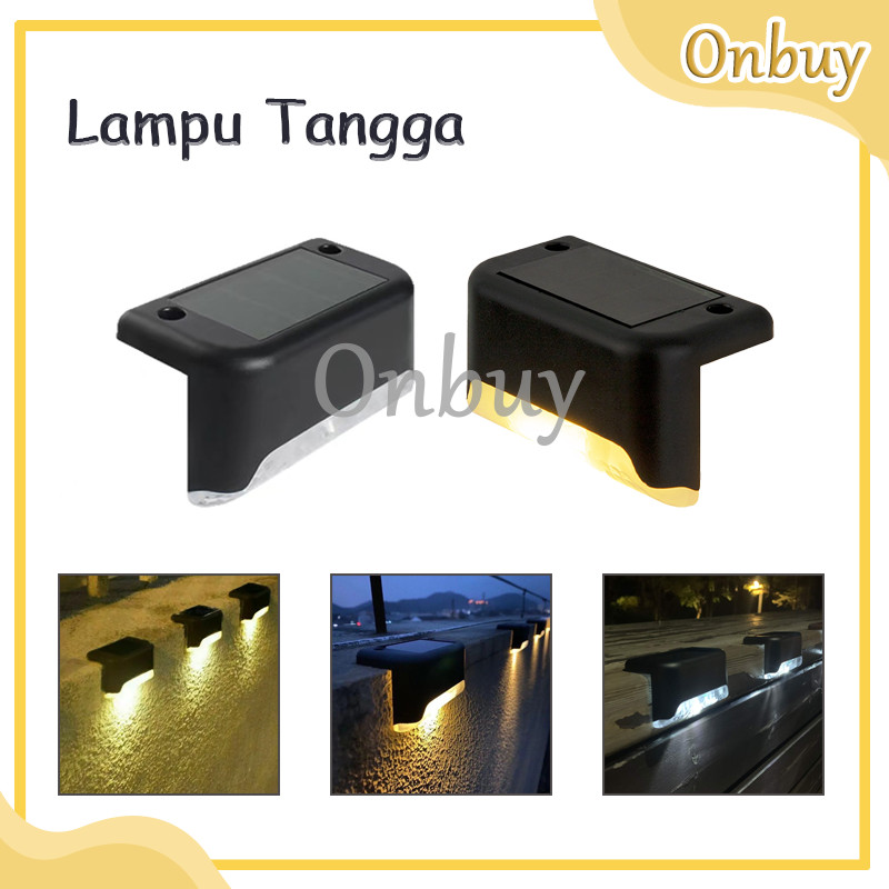 Jual Lampu Hias Tangga Taman Pagar Led Tenaga Surya Matahari Otomatis ...