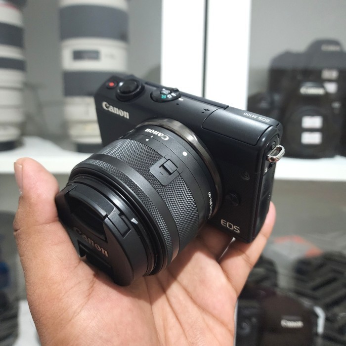 Jual KAMERA CANON EOS M100 + LENS EF-M 15-45 IS STM (SN 8330) | Shopee ...