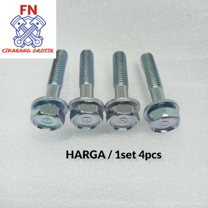 Jual NF BAUT RING M6X30 ORIGINAL AHM HARGA / 4PCS BAUT UNIVERSL E ...