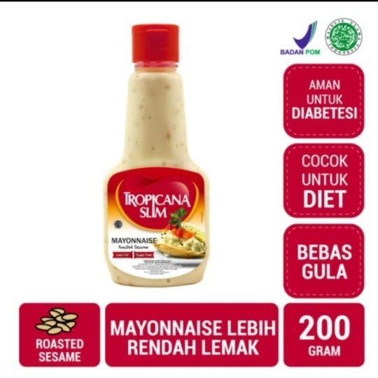 Jual Tropicana Slim Mayonnaise Roasted Sesame 200 Gr | Shopee Indonesia