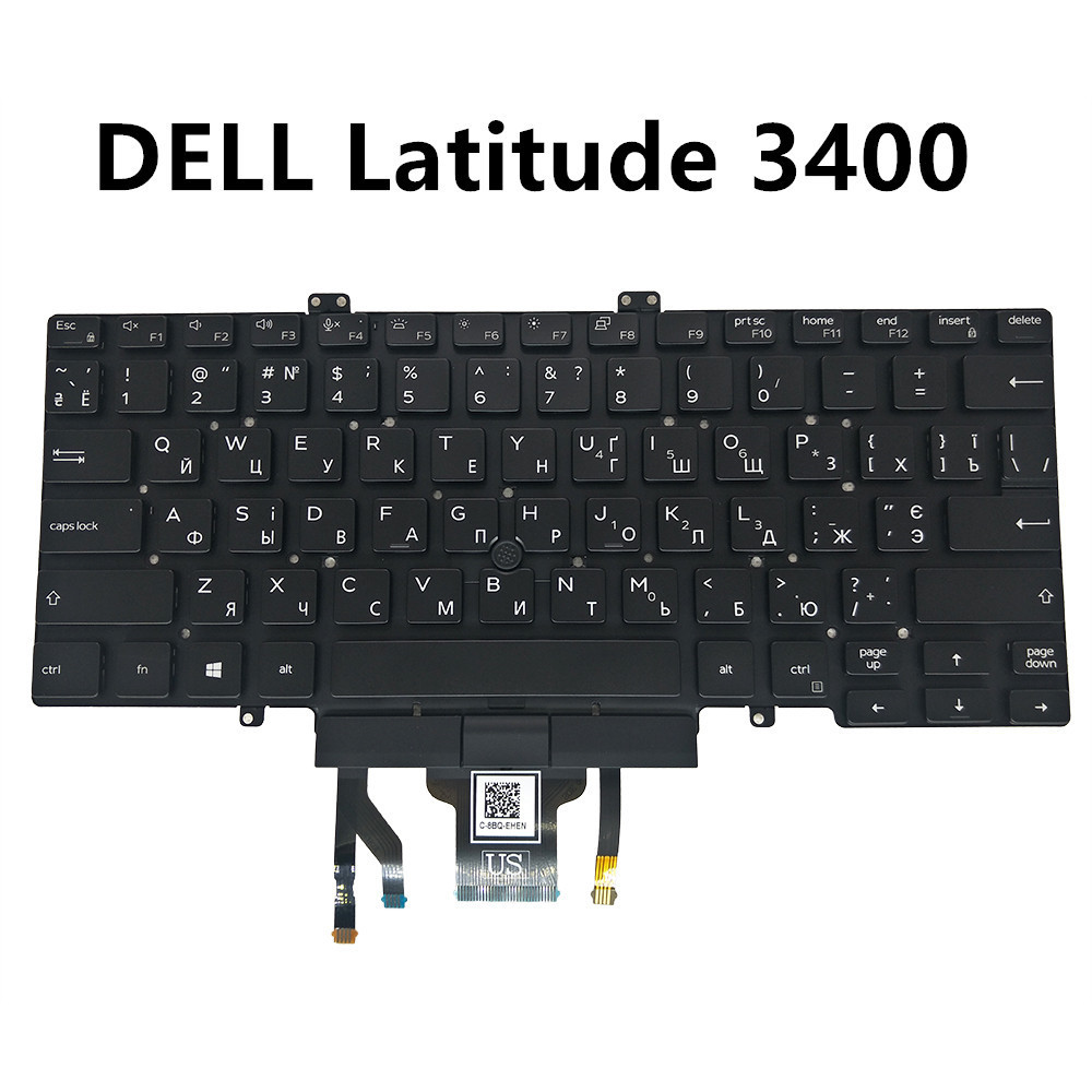 Jual PREORDER US UA Backlit keyboard for Dell latitude 7400 3400 5400 ...