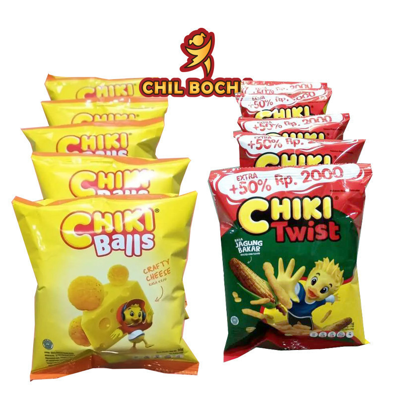 Jual CHIKI TWIST RASA JAGUNG BAKAR RENCENG ISI (10 SACHET X 22.5 GRAM ...