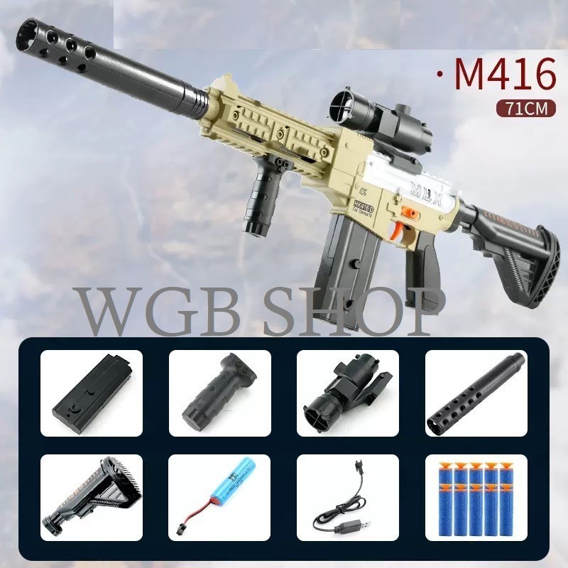 Jual DR52WS Mainan Tembakan Anak SuperGun Model Nerf | Shopee Indonesia
