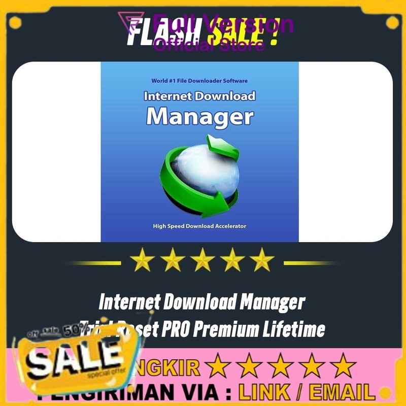 Jual Beli 2 Gratis 1 Aplikasi Internet Download Manager IDM Trial Reset PRO Premium Lifetime ...