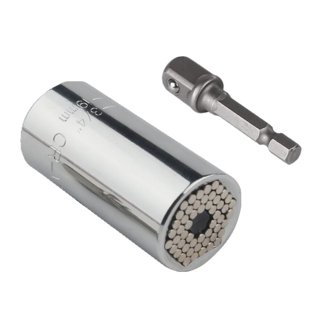 Jual Multifunctional Silvery 7 to 19mm Magic Socket Multi Purpose ...