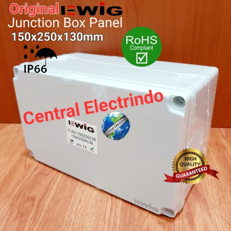 Jual Junction Box AG 150×250×130mm Box Panel Plastik ABS EWIG Polos IP66. | Shopee Indonesia