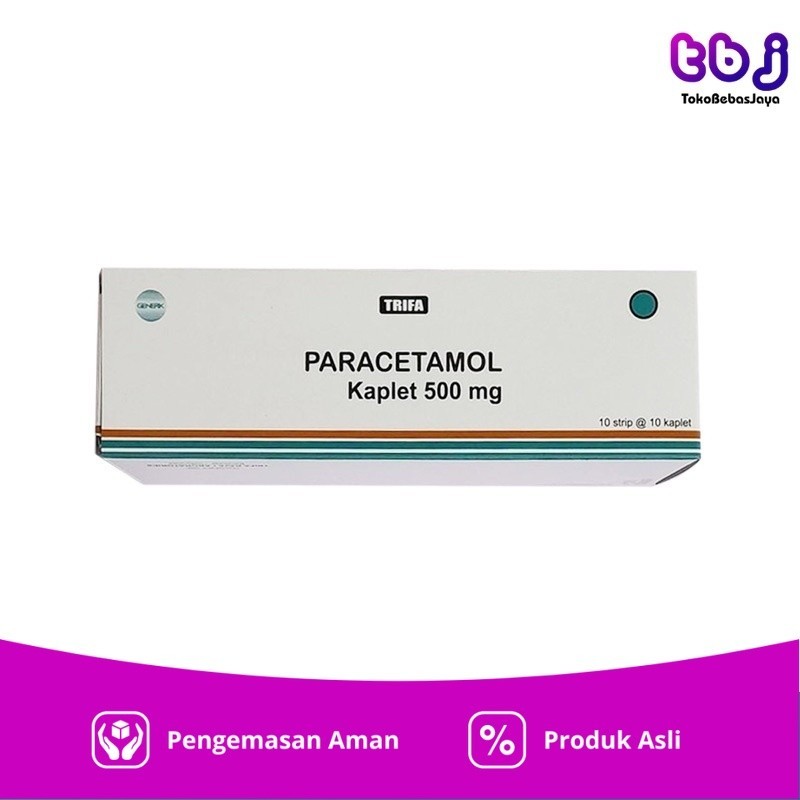 Jual Paracetamol 500mg perbox PT TRIFA - Terlaris | Shopee Indonesia