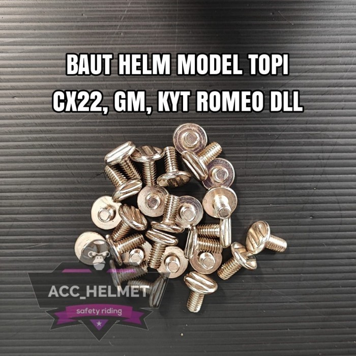 Jual Baut Helm Topi / Baut Helm Model Helm Topi / model ink cucuk ...