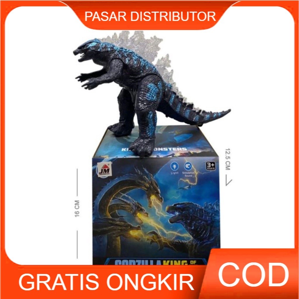 Jual FV56RZ Mainan Anak ROBOT GODZILLA KING MONSTER Bisa Jalan Lampu ...