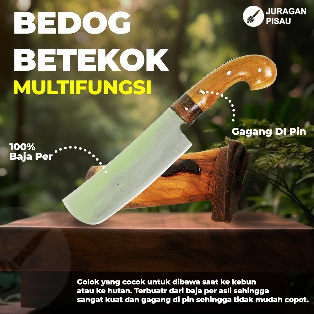 Jual Pisau daging tulang gocil bedog betekok goIok kecil multifungsi ...