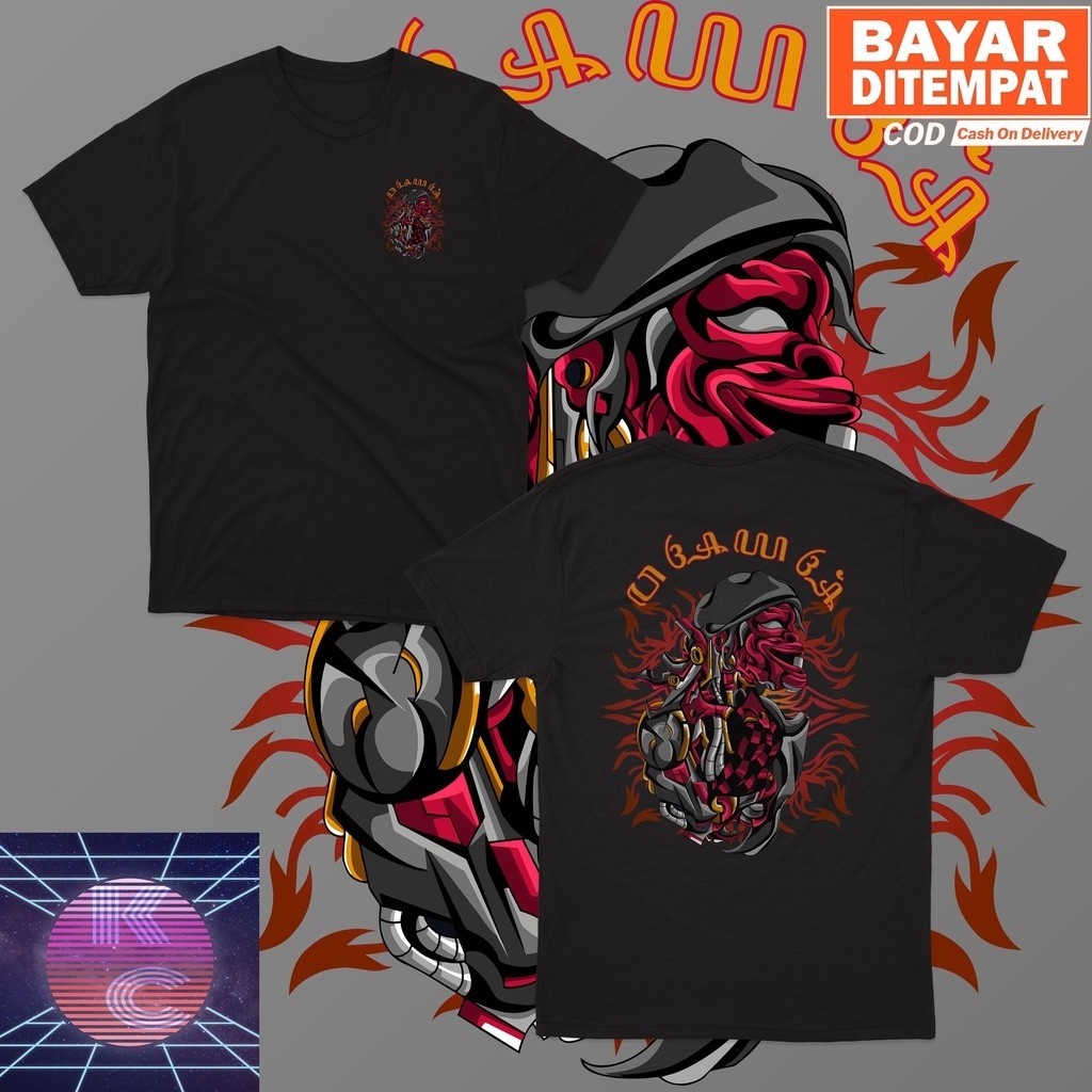 Jual KAOS BAJU WAYANG CEPOT ROBOTIC BIG SIZE JUMBO KAOS DISTRO PRIA ...