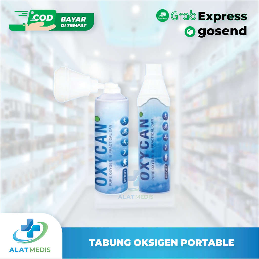 Jual Oxycan Sport Oksigen Portable Tabung Oksigen Kecil | Shopee Indonesia