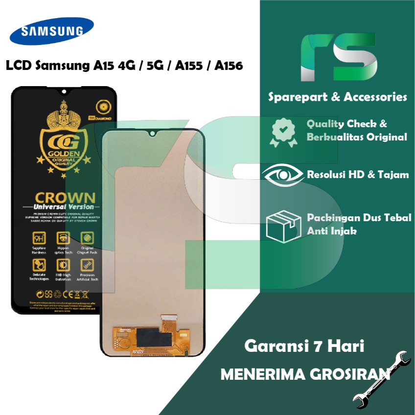 Jual LCD SAM A15 4G / 5G / A155 / A156 FULLSET COMPLETE / LCD SAM A15 ...
