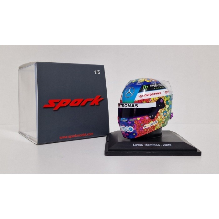Jual Mercedes-AMG F1 2022 Lewis LH Hamilton Japan GP Helmet 1:5 Scale ...