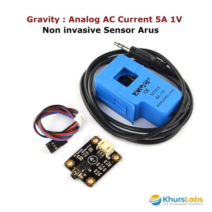 Jual DFROBOT SCT013 Analog AC Current 5A 1V Non invasive Sensor Arus ...