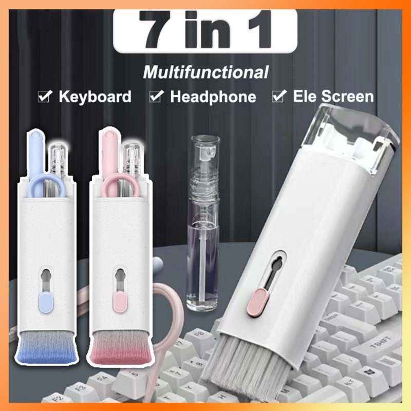 Jual 7 in 1 Multifunction Pen Cleaner For Earbud Smartphone Keyboard ...