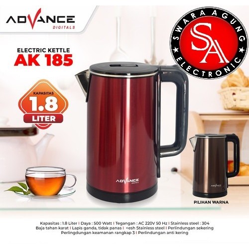 Jual Kettle Listrik 1.8 Liter Advance Type AK-185 (Ceret Listrik ...